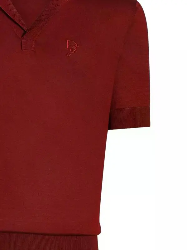 Dolce & Gabbana Logo-embroidered Polo Shirt