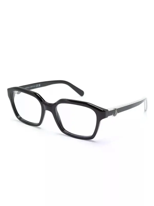 Moncler Logo-plaque Square-frame Glasses