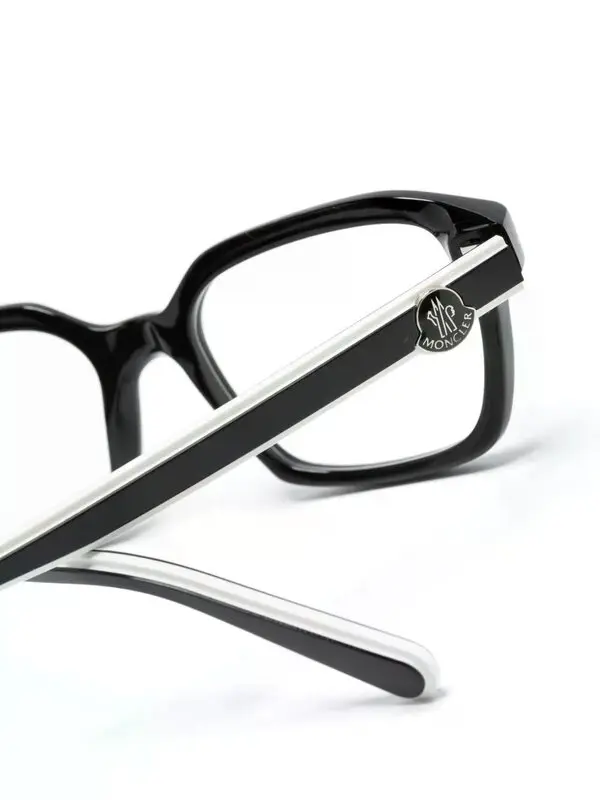 Moncler Logo-plaque Square-frame Glasses