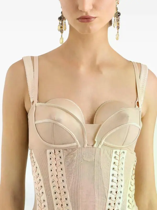 Dolce & Gabbana Bustier Midi Dress