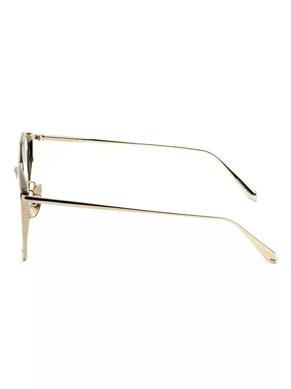 Linda Farrow Round Frame Eyeglasses