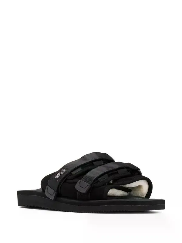 Suicoke Moto Mab Touch-strap Slides - Black