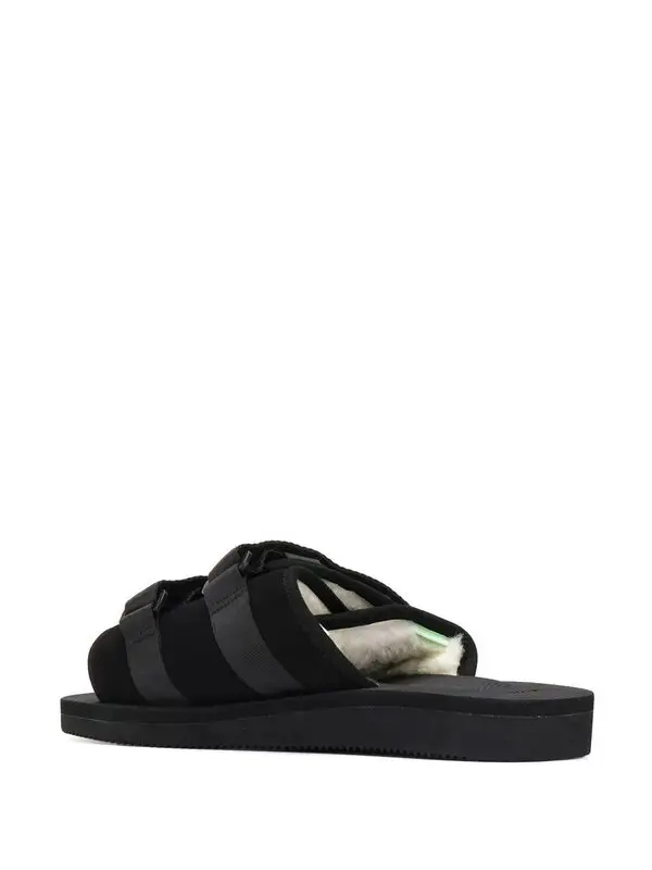 Suicoke Moto Mab Touch-strap Slides - Black