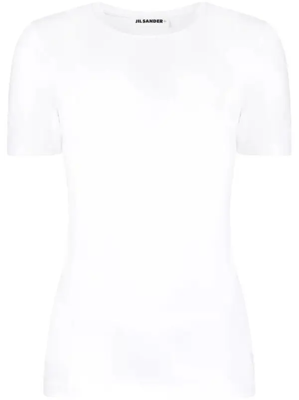 JIL SANDER Stretch-cotton Jersey T-shirt - White
