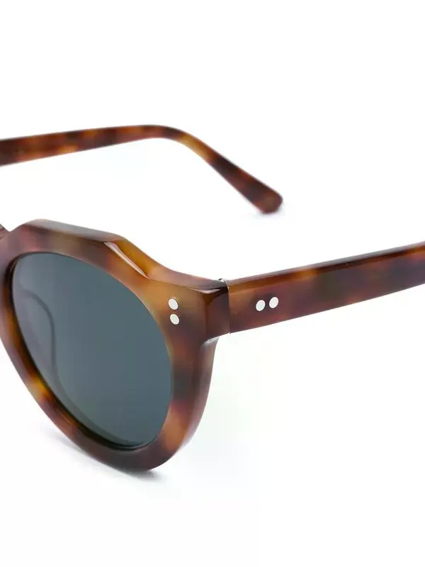LESCA Pica Sunglasses - Brown