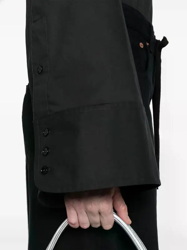 MAISON MARGIELA Extra-long Sleeve Cropped Shirt