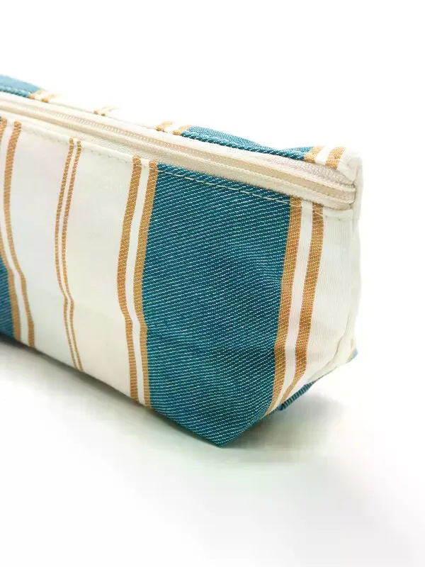 AMIR SLAMA Striped Makeup Bag