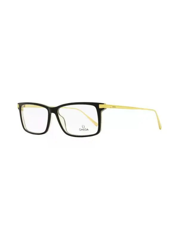 Omega Rectangle-frame Glasses