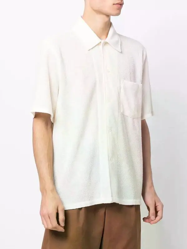 Our Legacy Textured-finish Short-sleeve Shirt
