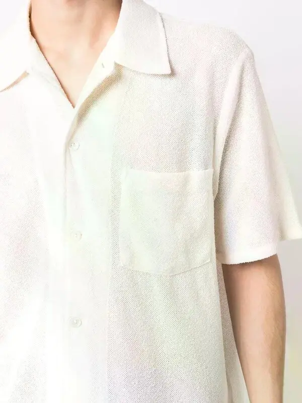 Our Legacy Textured-finish Short-sleeve Shirt