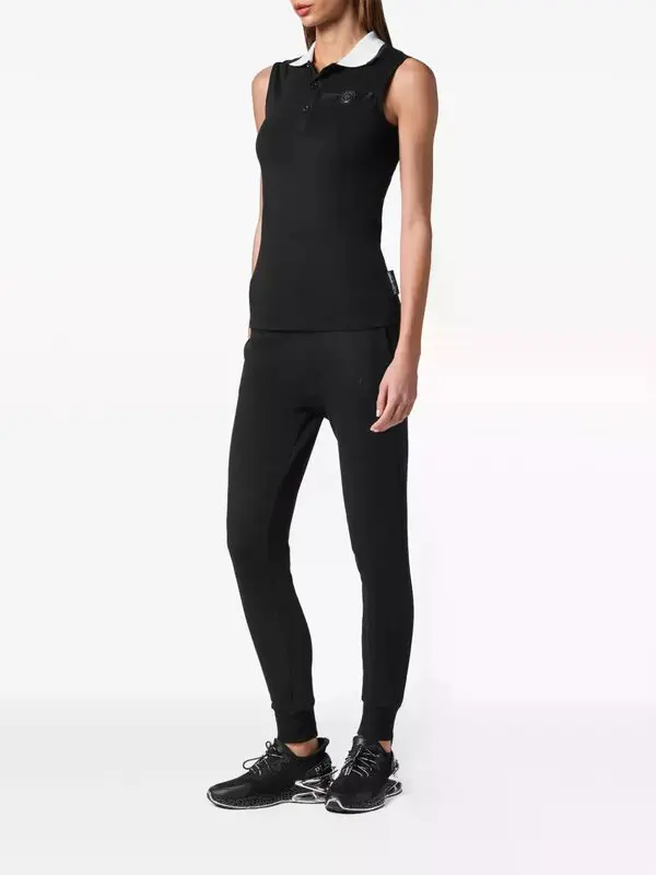 PLEIN SPORT Sleeveless Polo Top