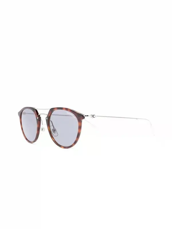Montblanc Mb0204s Round Frame Sunglasses