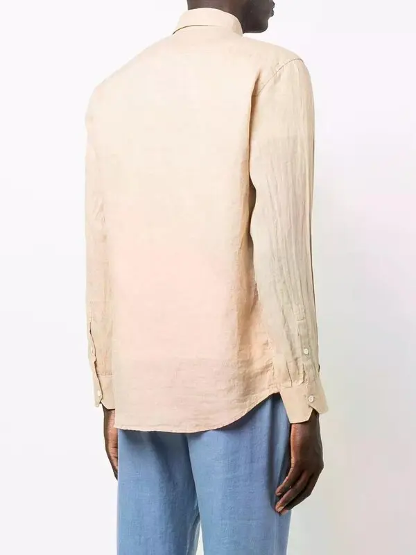 Frescobol Carioca Long-sleeve Linen Shirt