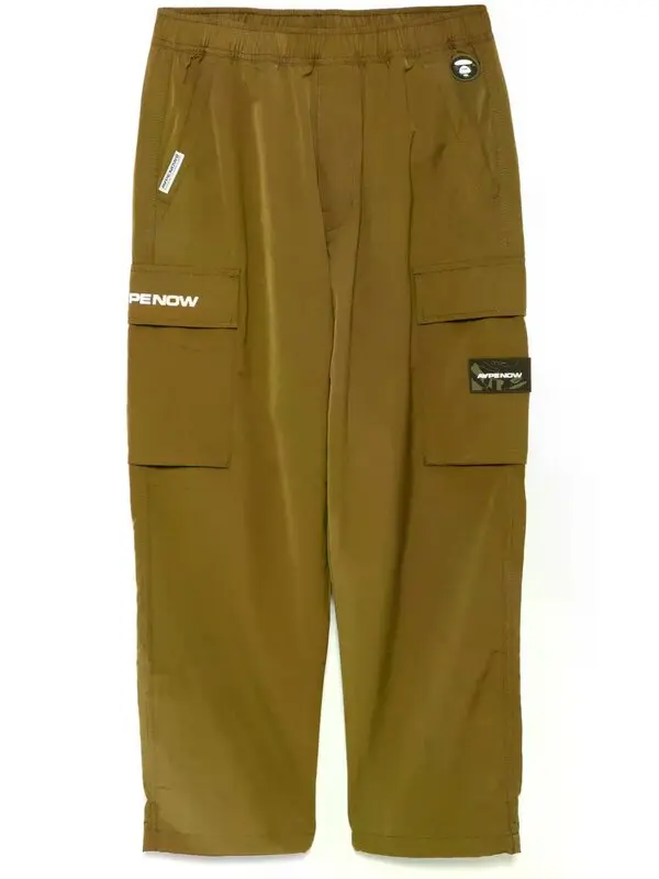 AAPE BY *A BATHING APE Moon Face Logo Cargo Trousers