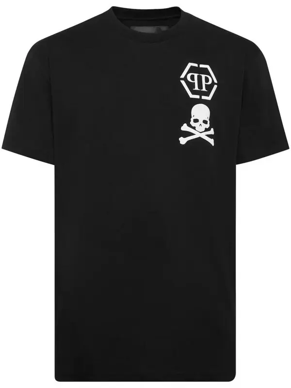 Philipp Plein Ss Skull&bones T-shirt - Black