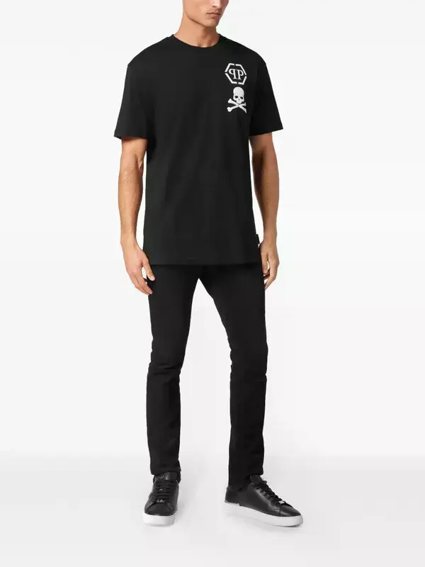 Philipp Plein Ss Skull&bones T-shirt - Black