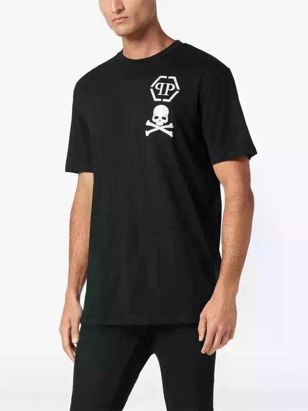 Philipp Plein Ss Skull&bones T-shirt - Black