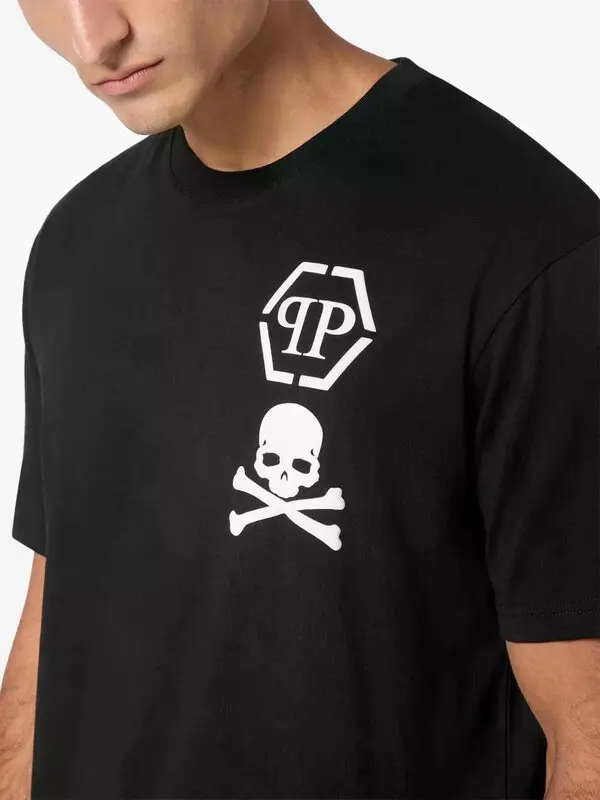 Philipp Plein Ss Skull&bones T-shirt - Black
