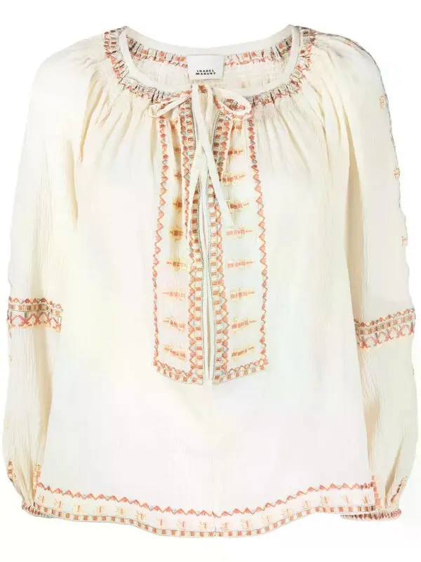 Isabel Marant Étoile Clive Sequin-embellished Blouse