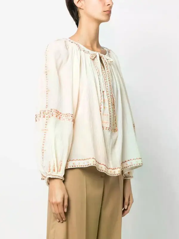 Isabel Marant Étoile Clive Sequin-embellished Blouse