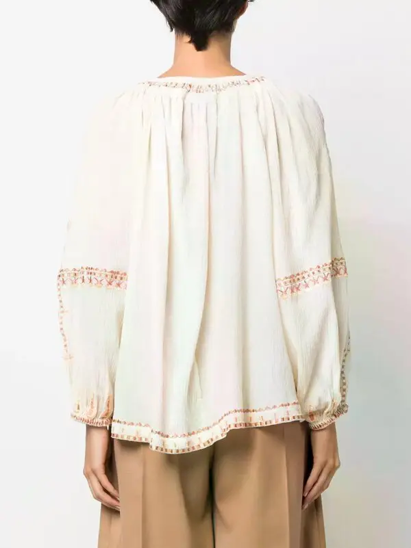 Isabel Marant Étoile Clive Sequin-embellished Blouse