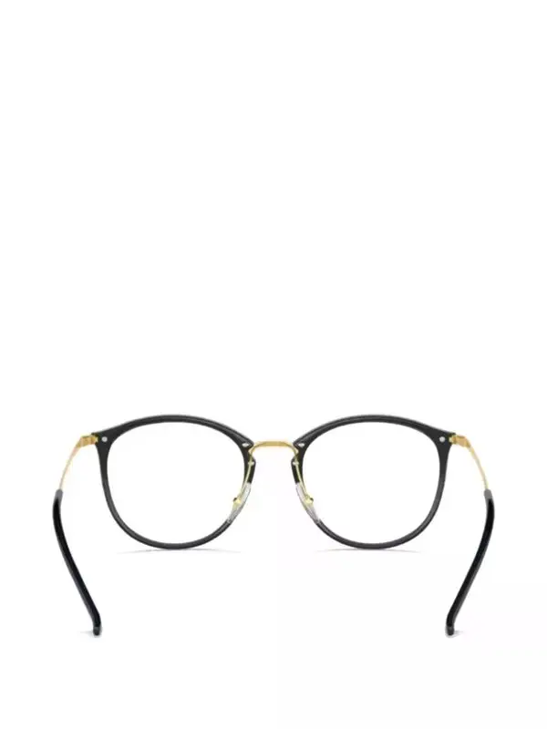 Ray-ban Round-frame Glasses - Black