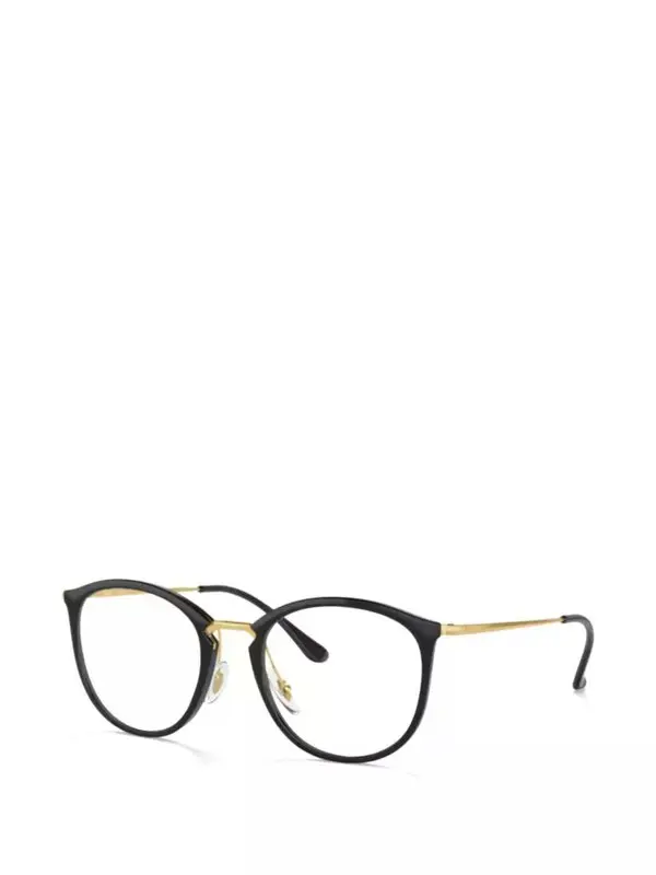 Ray-ban Round-frame Glasses - Black
