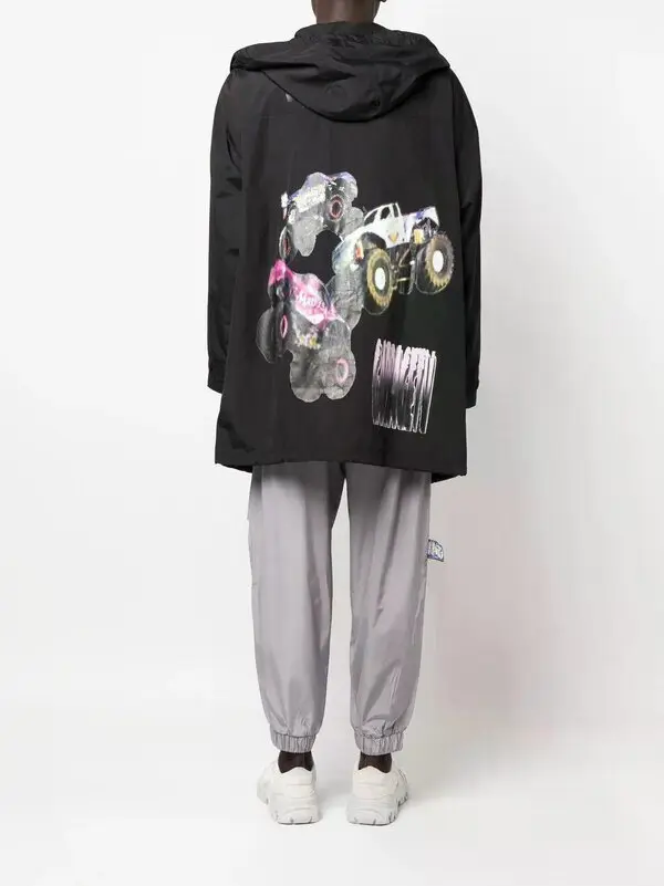 GARBAGE TV Graphic-print Raincoat