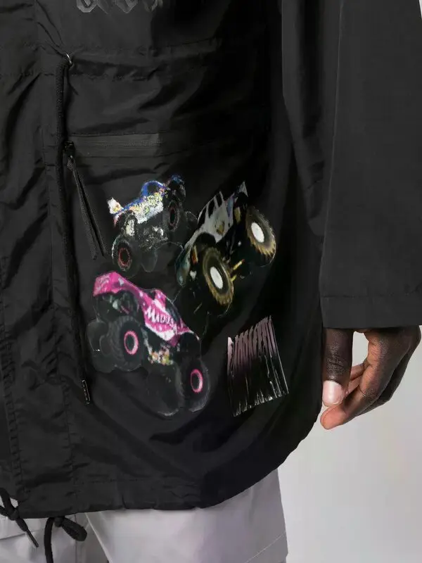 GARBAGE TV Graphic-print Raincoat