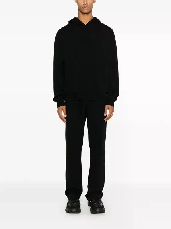 Givenchy Logo-embossed Hoodie - Black
