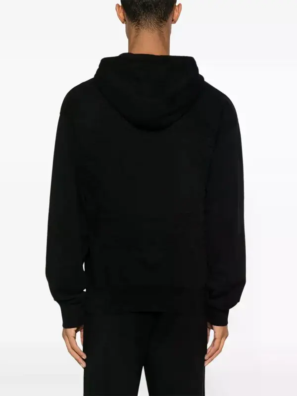 Givenchy Logo-embossed Hoodie - Black