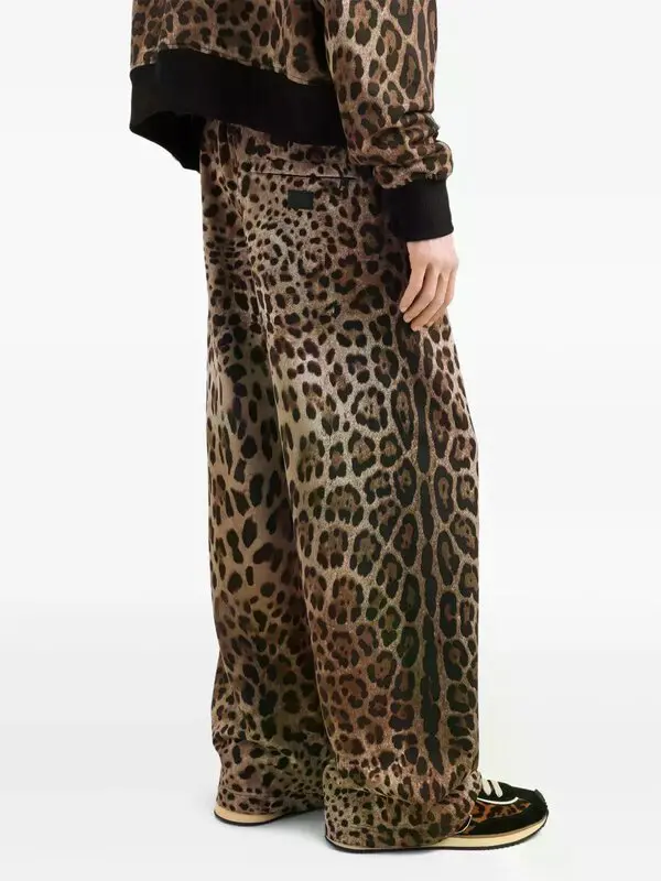 Dolce & Gabbana Leopard-print Track Pants