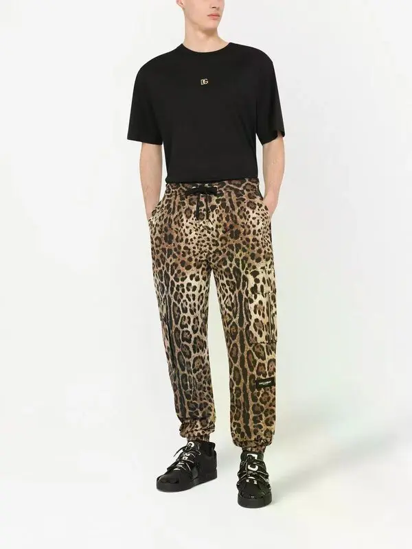 Dolce & Gabbana Leopard-print Track Pants
