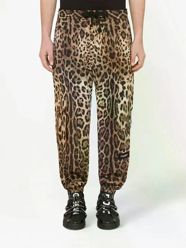 Dolce & Gabbana Leopard-print Track Pants