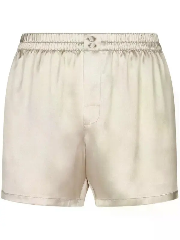 Dolce & Gabbana Silk Boxer Shorts - Neutrals