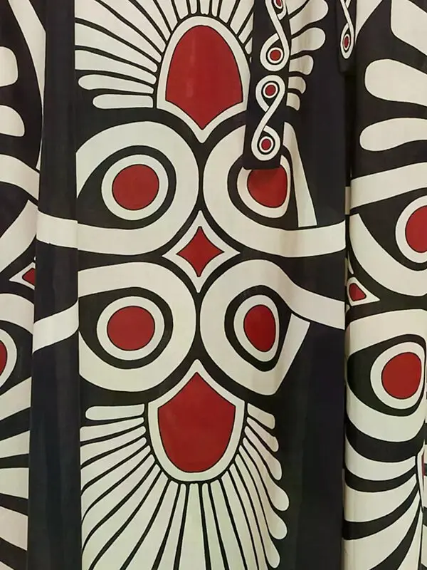 La DoubleJ Viviana Geometric-print Dress
