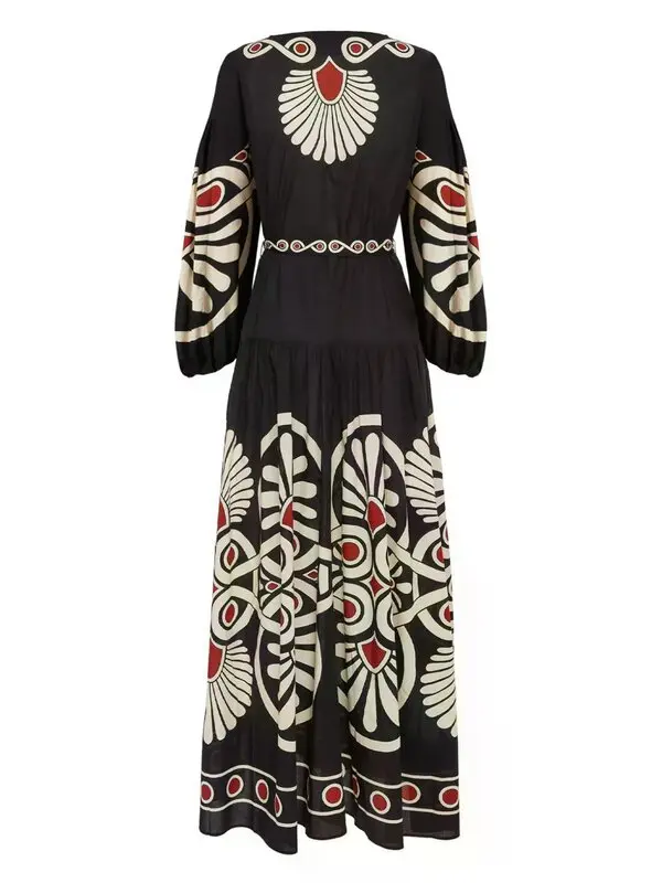 La DoubleJ Viviana Geometric-print Dress