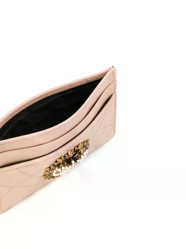 Dolce & Gabbana Devotion Quilted Card Holder - Pink