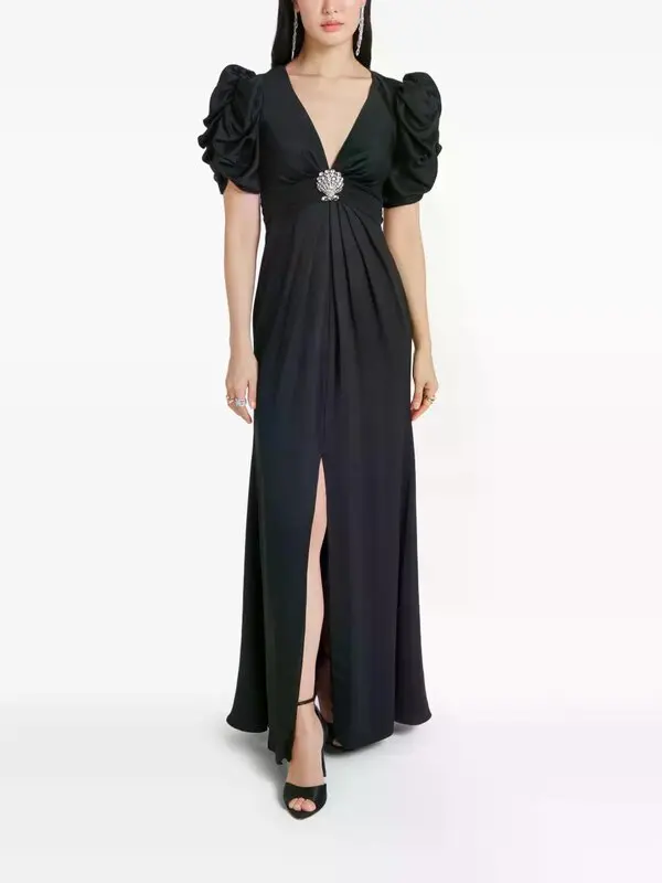 TEMPERLEY LONDON Short-sleeve Gown