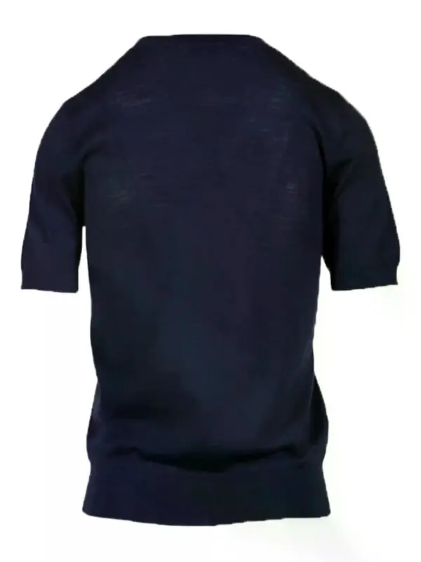 Sporty & Rich Short-sleeve Knitted Top