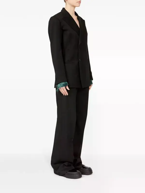 MAISON MARGIELA Logo-patch Twill Blazer