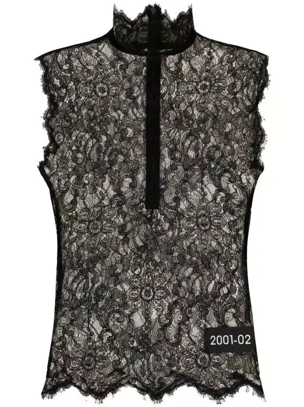 Dolce & Gabbana Chantilly Re-edition Lace Top