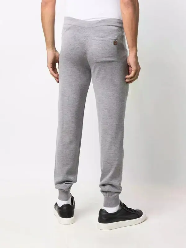 Corneliani Drawstring Virgin Wool-blend Track Pants