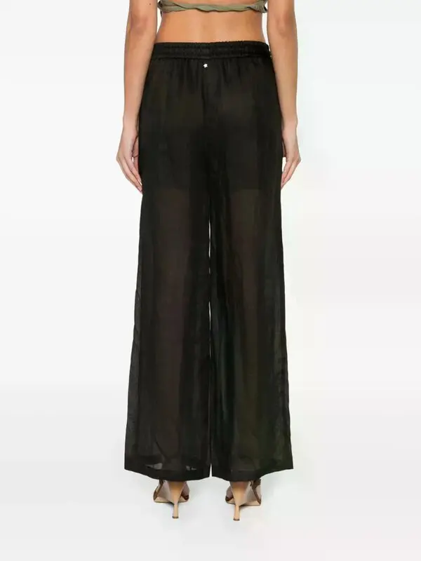 Lorena Antoniazzi Ramie Semi-sheer Trousers