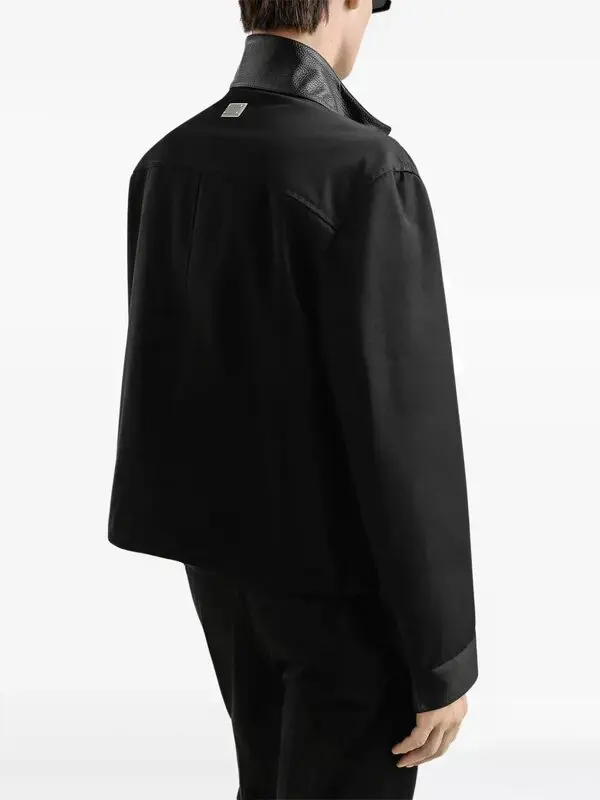 Dolce & Gabbana Leather-trim Bomber Jacket