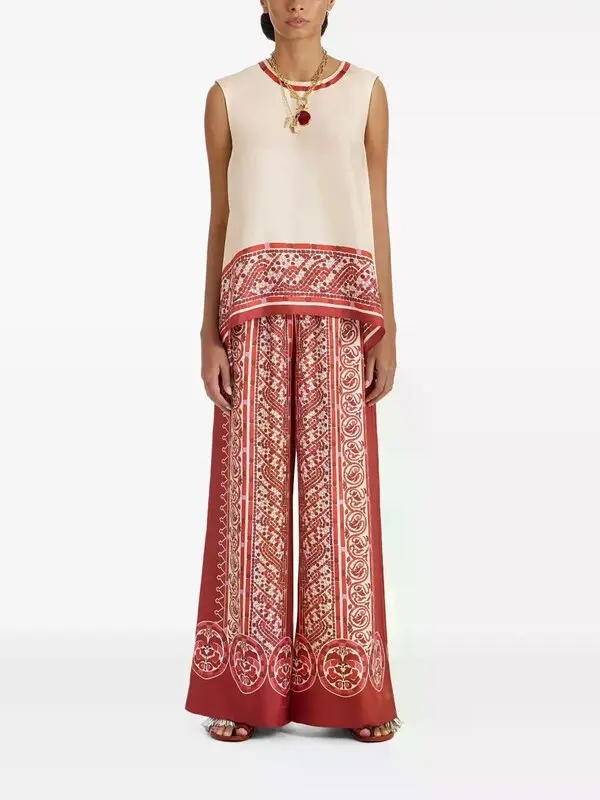 La DoubleJ Silk Palazzo Pants