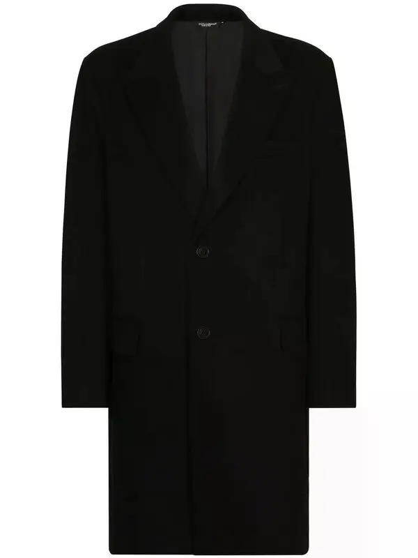 Dolce & Gabbana Deconstructed Single-breasted Wool Coat