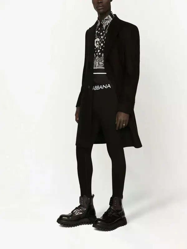 Dolce & Gabbana Deconstructed Single-breasted Wool Coat