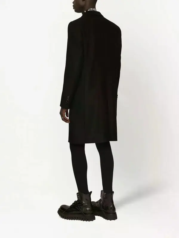 Dolce & Gabbana Deconstructed Single-breasted Wool Coat