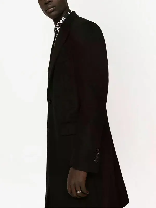 Dolce & Gabbana Deconstructed Single-breasted Wool Coat